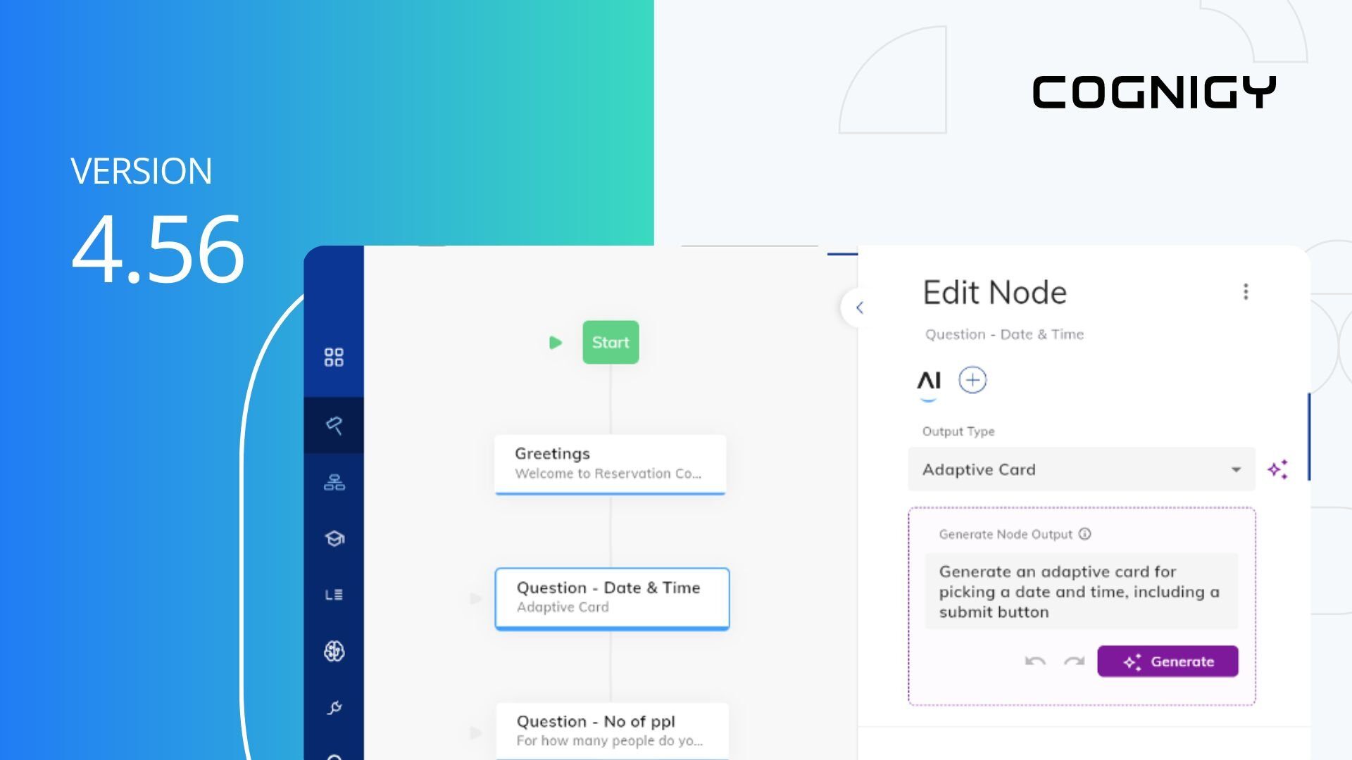 Custom Speech Vendor Support, LLM-Generated Adaptive Cards and More with Cognigy.AI v4.56
